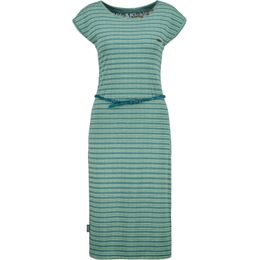alife and kickin Jerseykleid ALIFE & KICKIN, Damen, Gr. XS, Normalgr&ouml;&szlig;en, schwarz forest, 65% Baumwolle, 35% Polyester, Rundhals, Kleider Jerseykleid