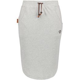 alife and kickin Sommerrock ALIFE & KICKIN "Damen HollyAK", Damen, Gr. L, grau (steel), 60% Baumwolle, 40% Polyester, R&ouml;cke