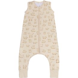 Babyschlafsack fillikid "mit Beinen, TOG 0,5", Baby, Gr. 92, Rei&szlig;verschlussmitte, hund, Obermaterial: 100% Baumwolle, Schlafs&auml;cke, f&uuml;r den Sommer und Raumtemperatur &uuml;ber 24