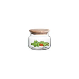 Ritzenhoff & Breker Vorratsdose RITZENHOFF & BREKER "Vorratsglas Happy Zoo 8 x 9 cm bunt", bunt, Glas, Lebensmittelaufbewahrungsbeh&auml;lter, Vorratsdose