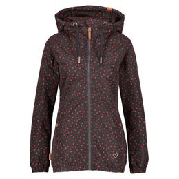 alife and kickin Sommerjacke ALIFE & KICKIN "Damen Black MambaAK leichte Jacke, &Uuml;bergangsjacke", Damen, Gr. XXL, schwarz (moonless), 100% Polyester, Jacken