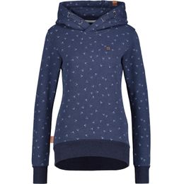 alife and kickin Kapuzensweatshirt ALIFE & KICKIN "Damen SarinaAK Kapuzensweatshirt, Sweatshirt", Damen, Gr. L, blau (marine), 50% Baumwolle, 50% Polyester, Sweatshirts