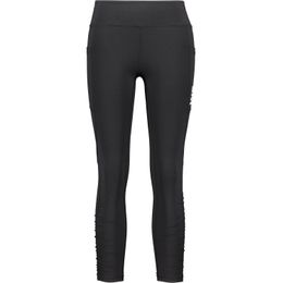 alife and kickin Leggings ALIFE & KICKIN "Damen GraceAK", Damen, Gr. L, Normalgr&ouml;&szlig;en, moonless, 100% Polyester, Hosen Leggings