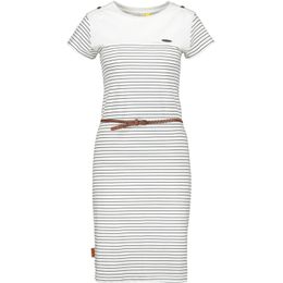 alife and kickin Jerseykleid ALIFE & KICKIN "Damen LeonieAK", Damen, Gr. XL, Normalgr&ouml;&szlig;en, wei&szlig;, 60% Baumwolle, 40% Polyester, Kleider Jerseykleid