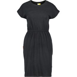 alife and kickin Jerseykleid ALIFE & KICKIN "Damen ShallyAK", Damen, Gr. M, Normalgr&ouml;&szlig;en, schwarz (moonless), 60% Baumwolle, 40% Polyester, Kleider Jerseykleid
