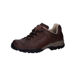 Wanderschuh Meindl "Lugano", Damen, Gr. 9.5, braun (dunkelbraun), Obermaterial: 100% Rindnubukleder CNU., Schuhe Wanderschuh