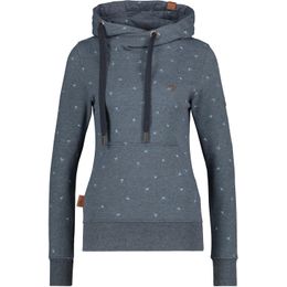 alife and kickin Kapuzensweatshirt ALIFE & KICKIN "Damen SarahAK B Kapuzensweatshirt, Sweatshirt", Damen, Gr. M, blau (marine), 50% Baumwolle, 50% Polyester, Sweatshirts