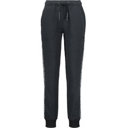 alife and kickin Sweathose ALIFE & KICKIN "Damen MonaAK Sweathose, Jogginghose", Damen, Gr. L, Normalgr&ouml;&szlig;en, moonless, 50% Baumwolle, 50% Polyester, Hosen Sweathose