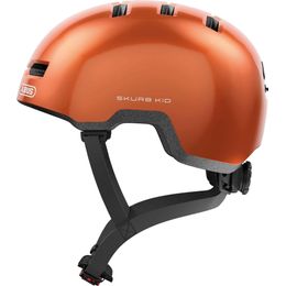 Fahrradhelm Abus "Skurb Kid" Gr. M, orange, Helme, M Kopfumfang: 50cm - 55cm, gl&auml;nzend, unifarben