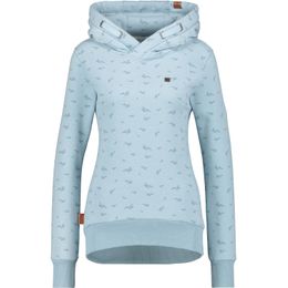alife and kickin Kapuzensweatshirt ALIFE & KICKIN "Damen SarinaAK Kapuzensweatshirt, Sweatshirt", Damen, Gr. L, blau (ice), 50% Baumwolle, 50% Polyester, Sweatshirts