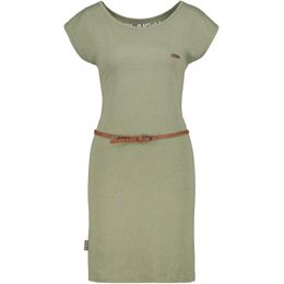 alife and kickin Blusenkleid ALIFE & KICKIN, Damen, Gr. L, Normalgr&ouml;&szlig;en, dust, 65% Baumwolle, 35% Polyester, Rundhals, Kleider Blusenkleid