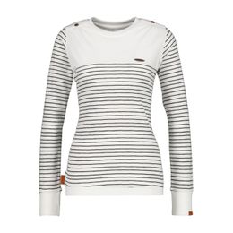 alife and kickin Langarmshirt ALIFE & KICKIN "Damen LeonieAK", Damen, Gr. L, lila (pearl), 60% Baumwolle, 40% Polyester, Shirts Langarmshirt