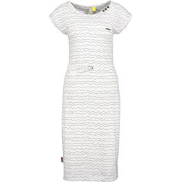 alife and kickin Jerseykleid ALIFE & KICKIN, Damen, Gr. XS, Normalgr&ouml;&szlig;en, wei&szlig;, 65% Baumwolle, 35% Polyester, Kleider Jerseykleid
