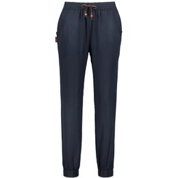 alife and kickin Stoffhose ALIFE & KICKIN "Damen AliciaAK", Damen, Gr. L, Normalgr&ouml;&szlig;en, blau (marine), 100% Lyocell, Hosen Stoffhose