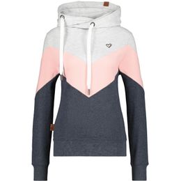 alife and kickin Kapuzensweatshirt ALIFE & KICKIN "Damen StellaAK Sweatshirt", Damen, Gr. L, blau (cloudy), 50% Baumwolle, 50% Polyester, Sweatshirts
