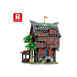 Reobrix 66017 Mittelalterliche Taverne Klemmbaustein 3214 Teile ab 14