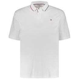 Herren Gro&szlig;e Gr&ouml;&szlig;en | Tommy Hilfiger Poloshirt mit Kontrastdetails Farbe wei&szlig; Gr&ouml;&szlig;e: 4XL