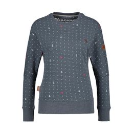 alife and kickin Sweatshirt ALIFE & KICKIN "Damen DarlaAK Sweatshirt", Damen, Gr. XS, blau (marine), 50% Baumwolle, 50% Polyester, Sweatshirts Sweatshirt
