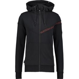 alife and kickin Kapuzensweatjacke ALIFE & KICKIN "Herren JulianAK A", Herren, Gr. L, schwarz (moonless), 50% Baumwolle, 50% Polyester, Sweatjacken