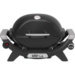 Gasgrill Weber "Q1100N", schwarz, B:65cm H:38cm T:44cm, Grills, Mit Deckelthermometer