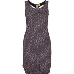 alife and kickin Jerseykleid ALIFE & KICKIN "Damen CameronAK", Damen, Gr. L, Normalgr&ouml;&szlig;en, grau (charcoal), 65% Baumwolle, 35% Polyester, Kleider Jerseykleid