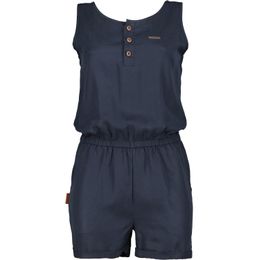 alife and kickin Jumpsuit ALIFE & KICKIN "Damen JolieAK", Damen, Gr. L, Normalgr&ouml;&szlig;en, blau (marine), 100% Lyocell, Overalls Jumpsuit