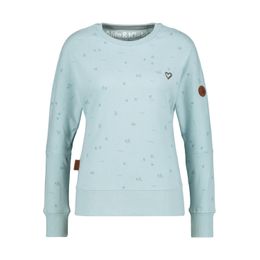 alife and kickin Sweatshirt ALIFE & KICKIN "Damen DarlaAK Sweatshirt", Damen, Gr. L, ice, 50% Baumwolle, 50% Polyester, Sweatshirts Sweatshirt