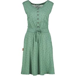 alife and kickin Jerseykleid ALIFE & KICKIN "Damen ScarlettAK Sommerkleid, Kleid", Damen, Gr. L, Normalgr&ouml;&szlig;en, gr&uuml;n (myrte), 100% Viskose, Kleider Jerseykleid