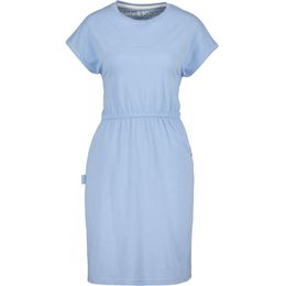 alife and kickin Blusenkleid ALIFE & KICKIN "Damen ShallyAK Sommerkleid, Kleid", Damen, Gr. XL, Normalgr&ouml;&szlig;en, blau (frozen), 60% Baumwolle, 40% Polyester, Kleider Blusenkleid