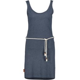 alife and kickin Jerseykleid ALIFE & KICKIN "Damen JenniferAK Sommerkleid, Kleid", Damen, Gr. L, Normalgr&ouml;&szlig;en, blau (marine), 60% Baumwolle, 40% Polyester, Kleider Jerseykleid