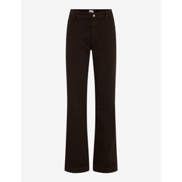 Brax Damen Five-Pocket-Hose Style MAINE BRUNETTE, denim dunkelbraun, Gr. 32