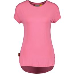 alife and kickin Rundhalsshirt ALIFE & KICKIN "Damen MimmyAK A Shirt", Damen, Gr. L, pink (candy), 95% Viskose, 5% Elasthan, Shirts Rundhalsshirt