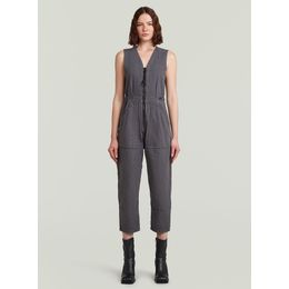 G-Star Raw Jumpsuit G-STAR "Relaxed Jumpsuit", Damen, Gr. XS, Normalgr&ouml;&szlig;en, petrol gd, Obermaterial: 100% Baumwolle, Overalls Jumpsuit