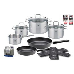 Topf-Set ELO "Citrin 13-teilig", silber (edelstahlfarben), T&ouml;pfe, Induktion