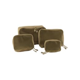Reisetasche Brandit "Brandit Unisex US Cooper Packing Cubes", Gr. onesize, camel, Polyester, unifarben, Taschen Reisetasche
