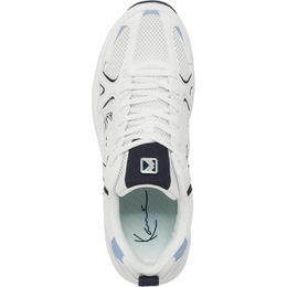 Sneaker Karl Kani "Karl Kani Karl Kani Prime Runner", Herren, Gr. 42.5, wei&szlig;, lightblau, blau, Polyurethan, Schuhe Sneaker