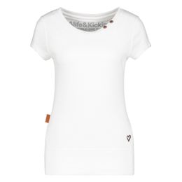 alife and kickin T-Shirt ALIFE & KICKIN "Damen CocoAK A T-Shirt", Damen, Gr. L, wei&szlig;, 65% Baumwolle, 35% Polyester, Shirts T-Shirt