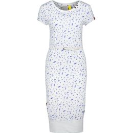 alife and kickin Jerseykleid ALIFE & KICKIN "Damen CocoAK Sommerkleid, Kleid", Damen, Gr. L, Normalgr&ouml;&szlig;en, wei&szlig;, 65% Baumwolle, 35% Polyester, Kleider Jerseykleid