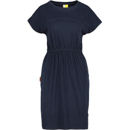 alife and kickin Jerseykleid ALIFE & KICKIN "Damen ShallyAK", Damen, Gr. M, Normalgr&ouml;&szlig;en, blau (marine), 60% Baumwolle, 40% Polyester, Kleider Jerseykleid