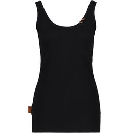 alife and kickin T-Shirt ALIFE & KICKIN "Damen JennyAK T-Shirt", Damen, Gr. L, schwarz (moonless), 60% Baumwolle, 40% Polyester, Shirts T-Shirt