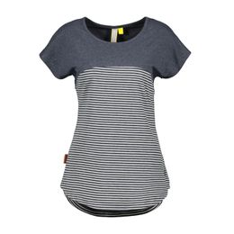 alife and kickin T-Shirt ALIFE & KICKIN "Damen ClaireAK", Damen, Gr. M, blau (marine), 65% Baumwolle, 35% Polyester, Shirts T-Shirt