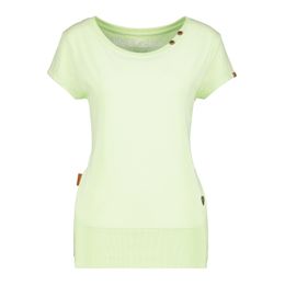 alife and kickin T-Shirt ALIFE & KICKIN "Damen CocoAK A T-Shirt", Damen, Gr. L, gr&uuml;n (lime), 65% Baumwolle, 35% Polyester, Shirts T-Shirt