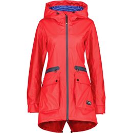 alife and kickin Sommerjacke ALIFE & KICKIN "Damen AudreyAK leichte Jacke, &Uuml;bergangsjacke", Damen, Gr. XL, rot (fiesta), 100% Polyester, Jacken