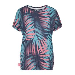 alife and kickin T-Shirt ALIFE & KICKIN "Damen SunAK T-Shirt", Damen, Gr. L, blau (marine), 60% Baumwolle, 40% Polyester, Shirts T-Shirt