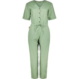alife and kickin Jumpsuit ALIFE & KICKIN "Damen JellaAK Overall, Einteiler", Damen, Gr. L, Normalgr&ouml;&szlig;en, braun (dust), 100% Leinen, Overalls Jumpsuit