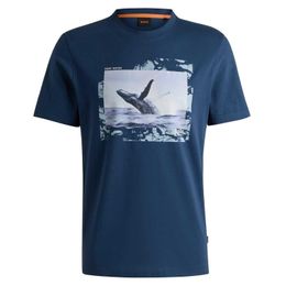 BOSS - T-Shirt f&uuml;r Herren, Baumwolle (Marine)