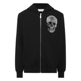Philipp Plein Kapuzen-Sweatjacket Skull