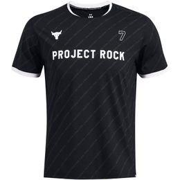 Under Armour - "Project Rock" T-Shirt f&uuml;r Herren, Rugby (Schwarz)