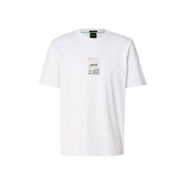 BOSS - T-Shirt f&uuml;r Herren, leger (Wei&szlig;)