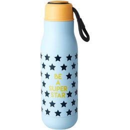 Rice Thermosflasche Be A Superstar &Oslash;7 x H25cm, blau skandinavische Deko Online Shop
